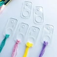 ABPETE Rectangle Shape Clear Acrylic Thread Drops, Floss Drops, Floss ...