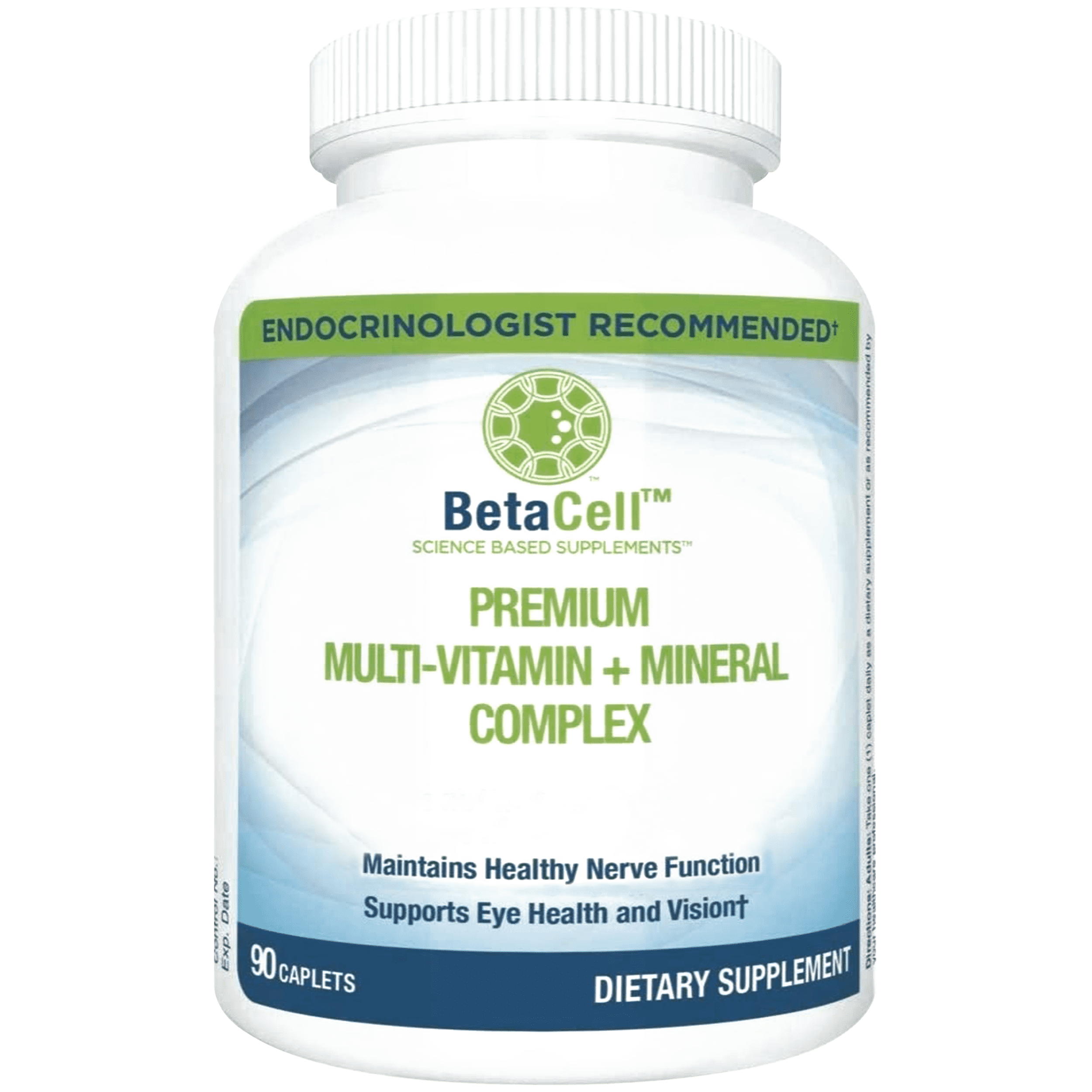 Premium Multivitamin & Mineral Complex Capsules - 90 Caplets for Adults ...