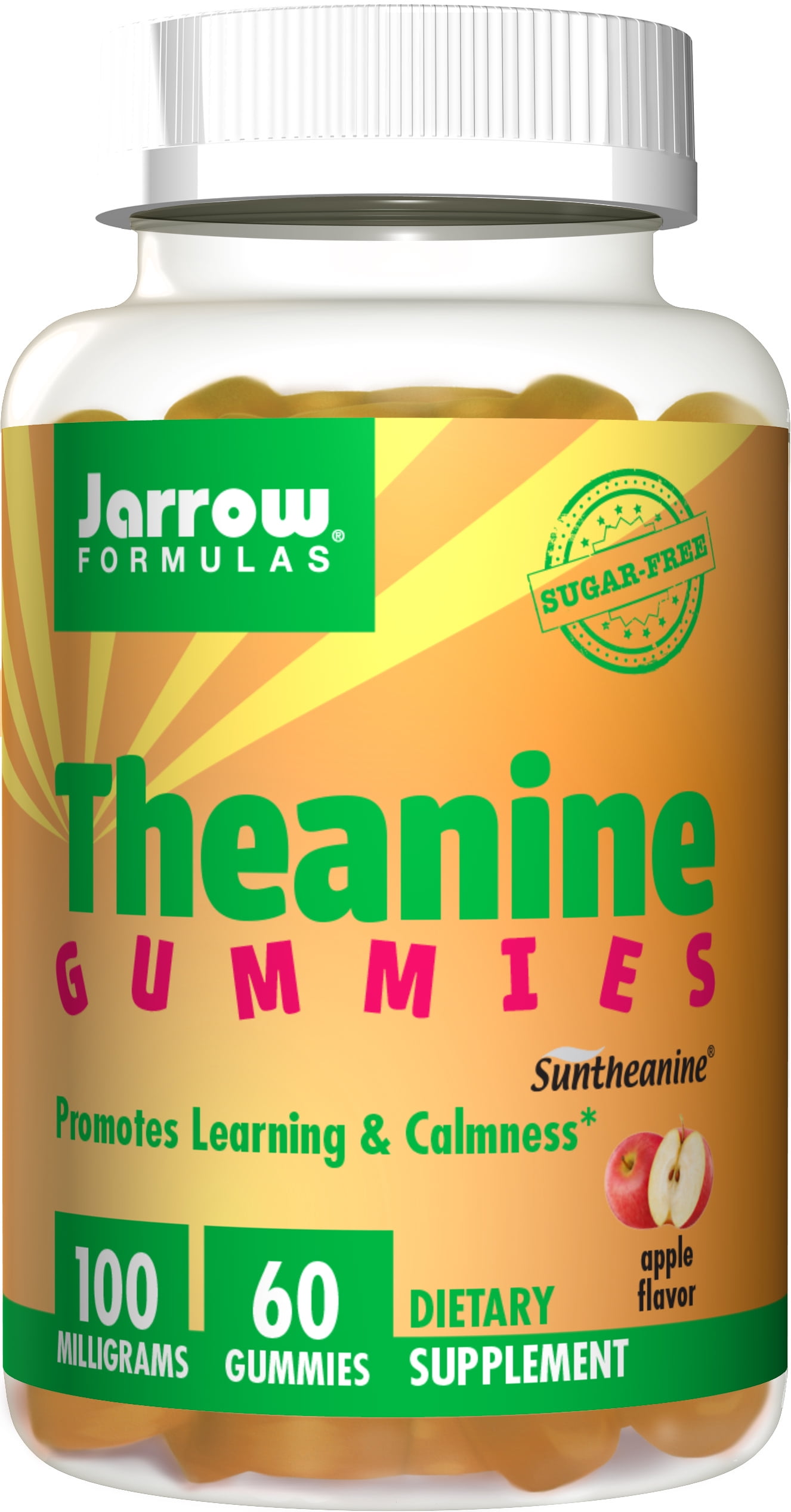 Jarrow Formulas Theanine Gummies Promotes Learning And Calmness 60 Count