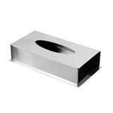 Multifunctional Square Stainless Steel Tissue Box with Protective Film ...