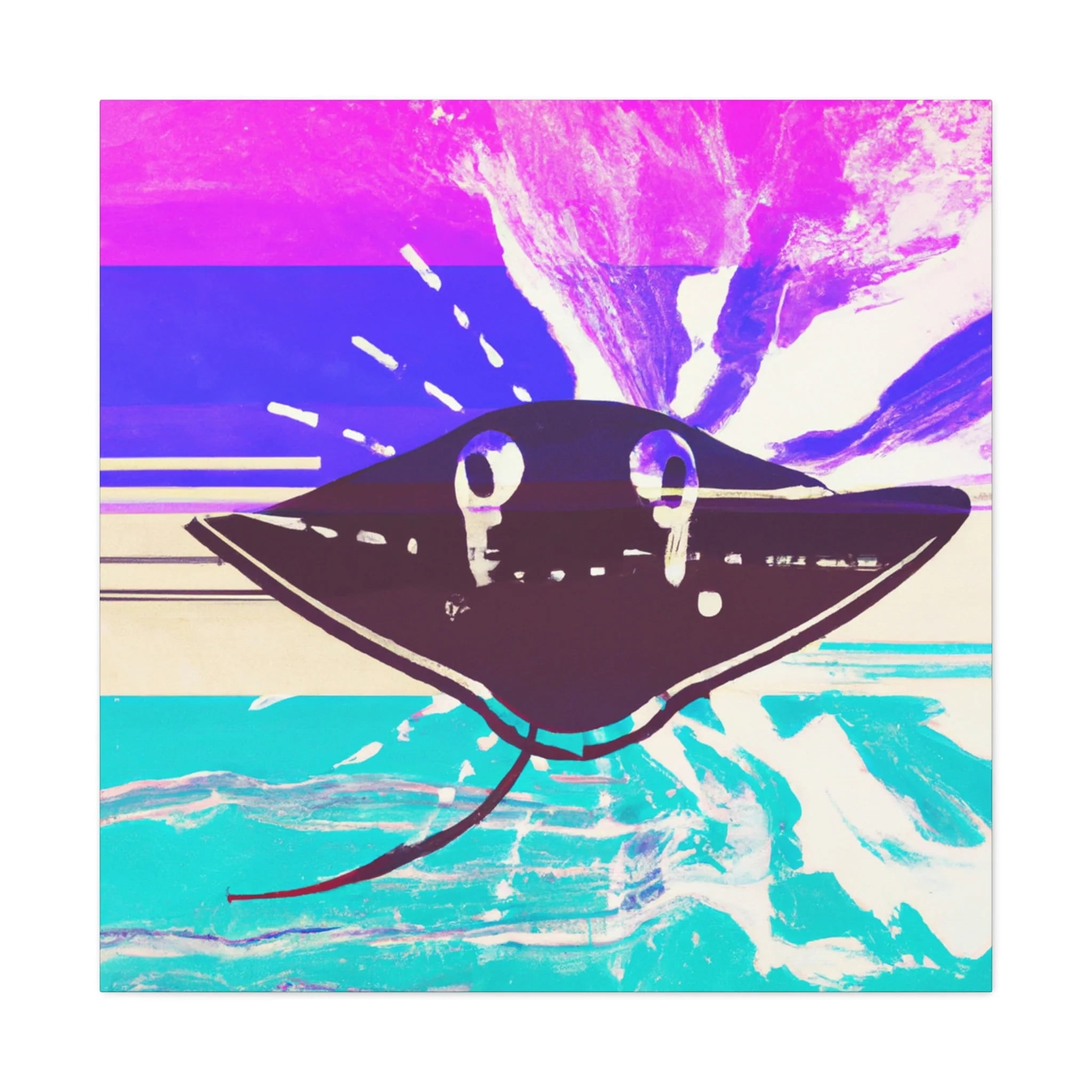 Stingray Pop Artistica - Canvas - Walmart.com