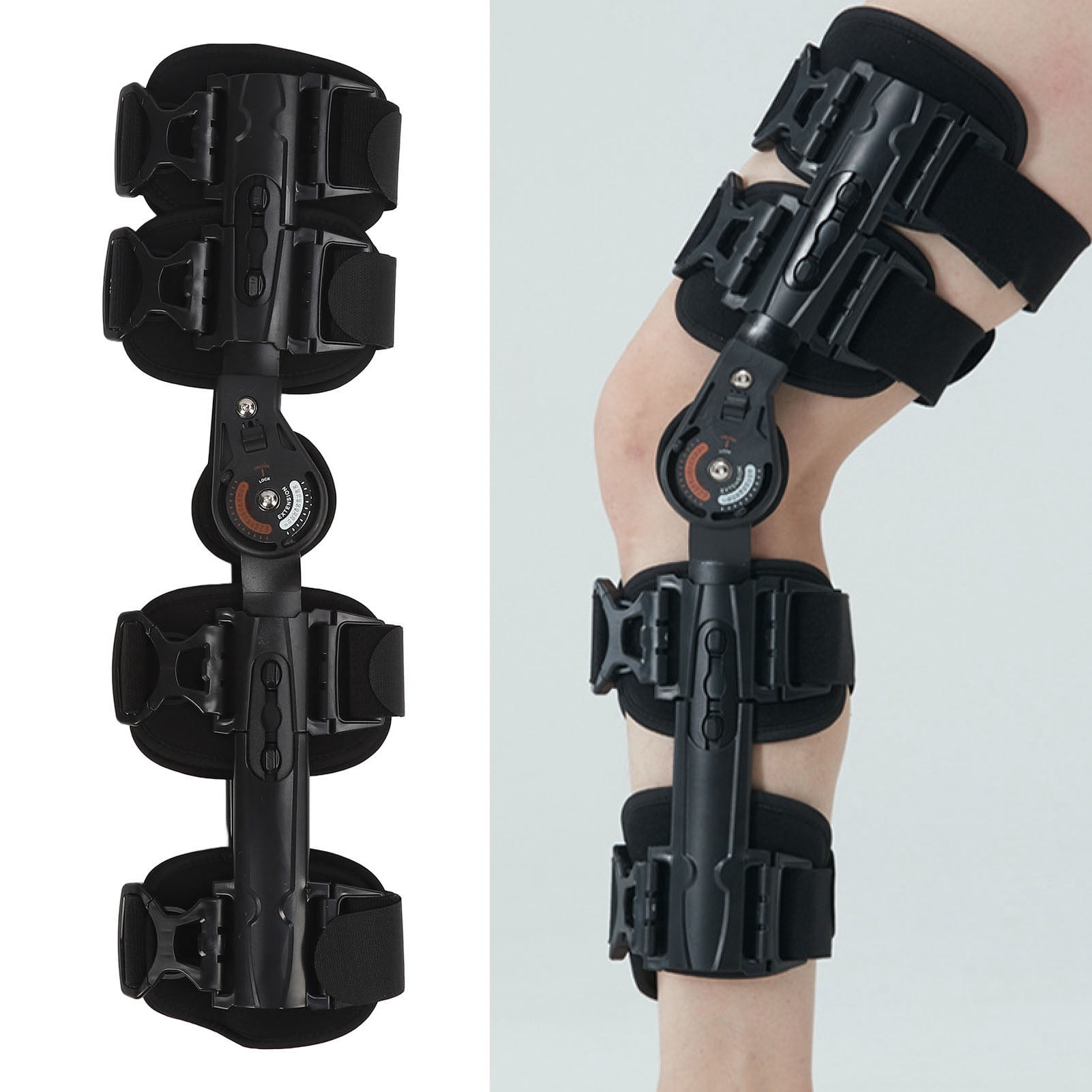Rodillera Con Bisagras, ángulo De Flexión De 120 Grados, Rodillera ...