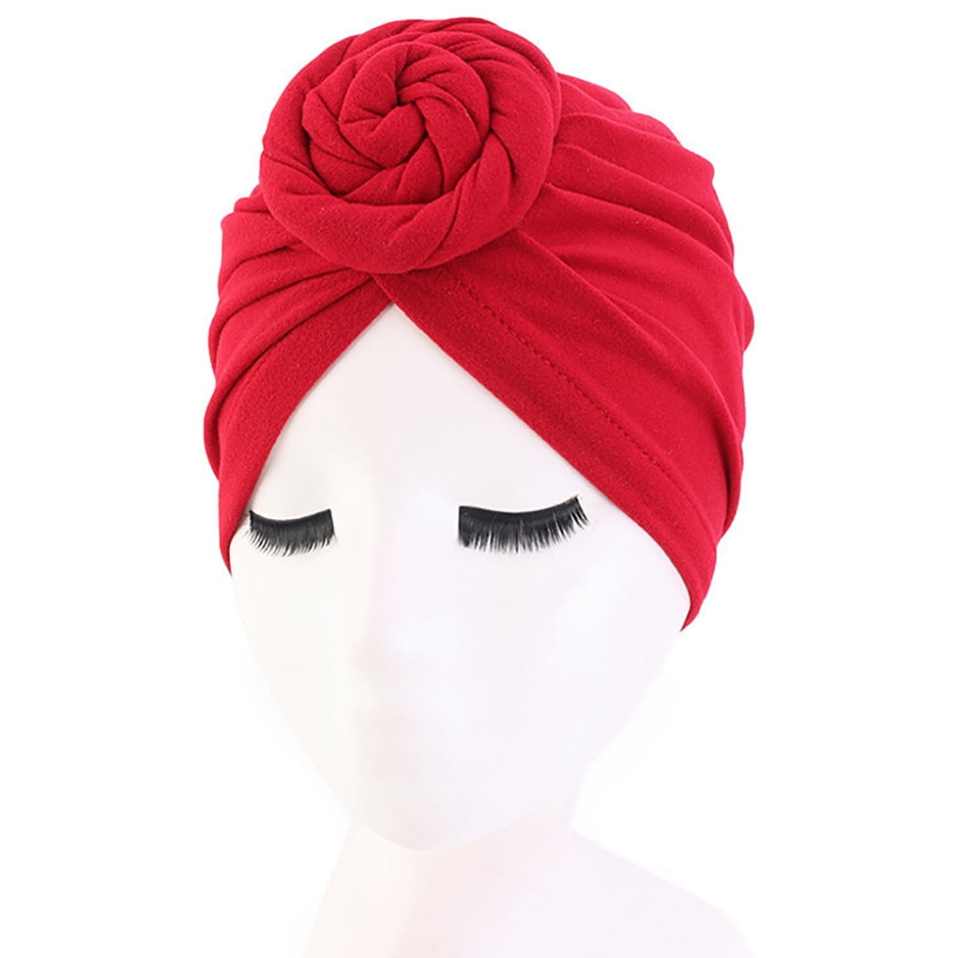 Click here for Nobrand Women Turban Hat Cotton Pleated Knot Ethni... prices
