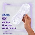 Always Xtra Protection 3-in-1 Daily Panty Liners for Women, Extra Long ...