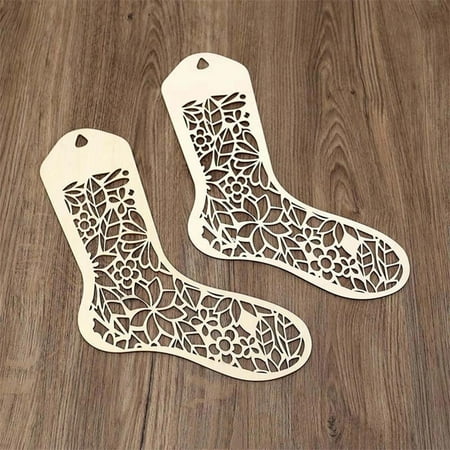 2pcs ,Wooden Sock for Knitting,Hand Knit Sock Form Stocking Stretchers ...