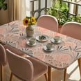 Boho Fitted Rectangle Tablecloth 24" x 36" Vintage Ocean Shell Abstract ...