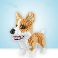 Sdmnsg-T Corgi Mini Building Blocks, 1380 pcs Cute Animal Micro Mini ...