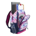 Eastsport Unisex Triple Pocket Backpack, Blue Pink Floral - Walmart.com