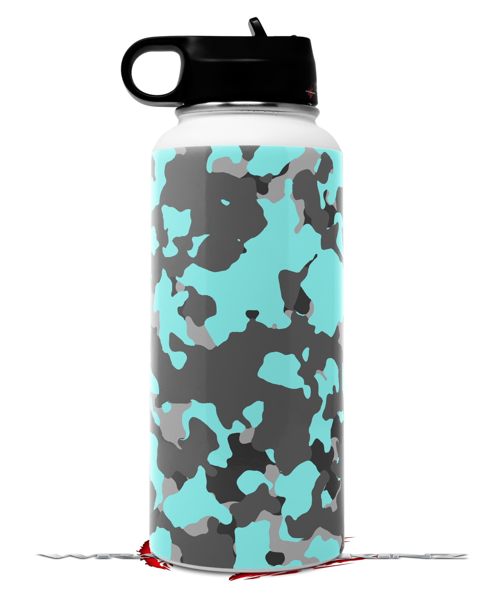 Skin Wrap Decal compatible with Hydro Flask Wide Mouth Bottle 32oz ...