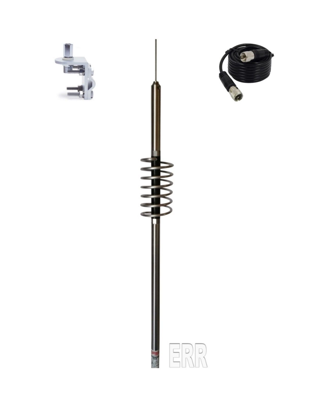 PREDATOR 10K K-1-17 CB, HAM ANTENNA 18FT COAX,RV1 BRACKET AND STUD ...