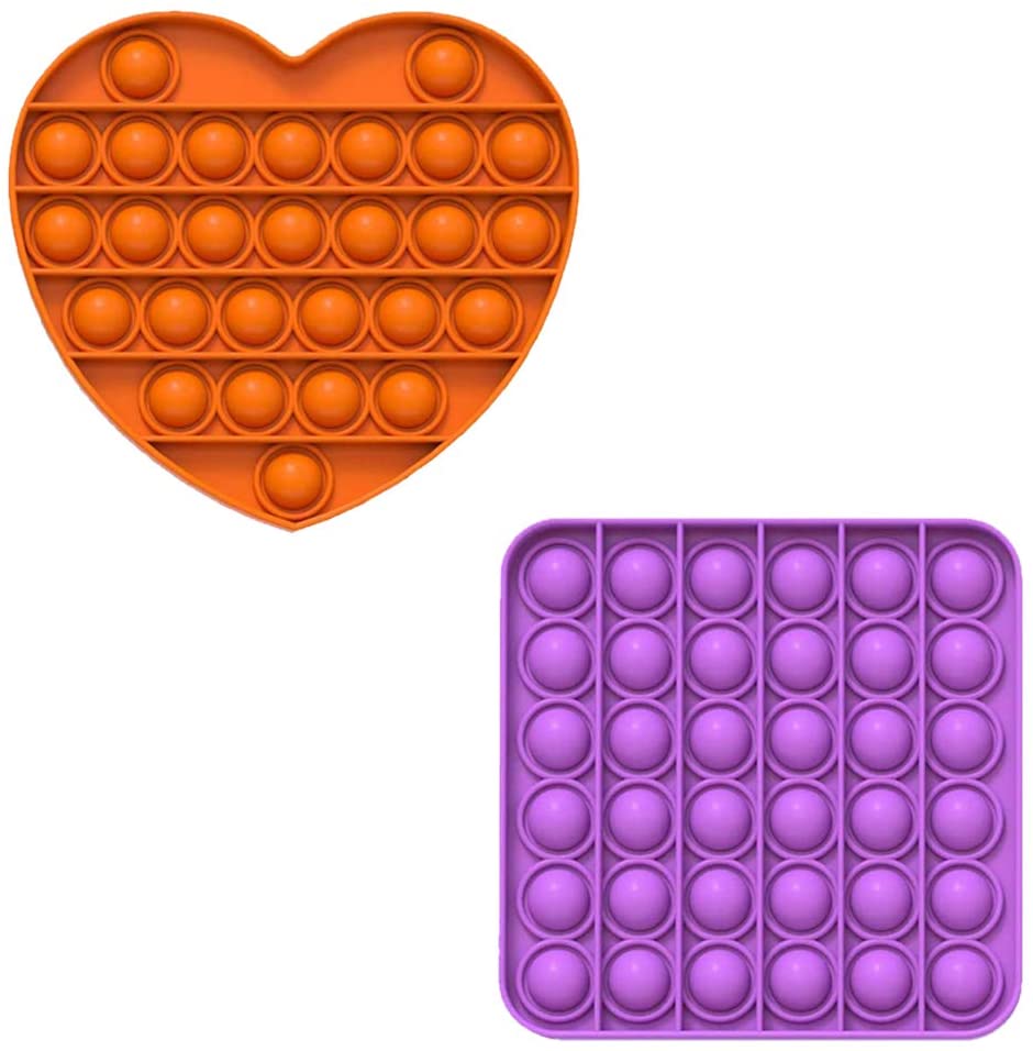 Lina Flexible, Sturdy, Resilient Silicone Made Fidget Blocks (Purple ...