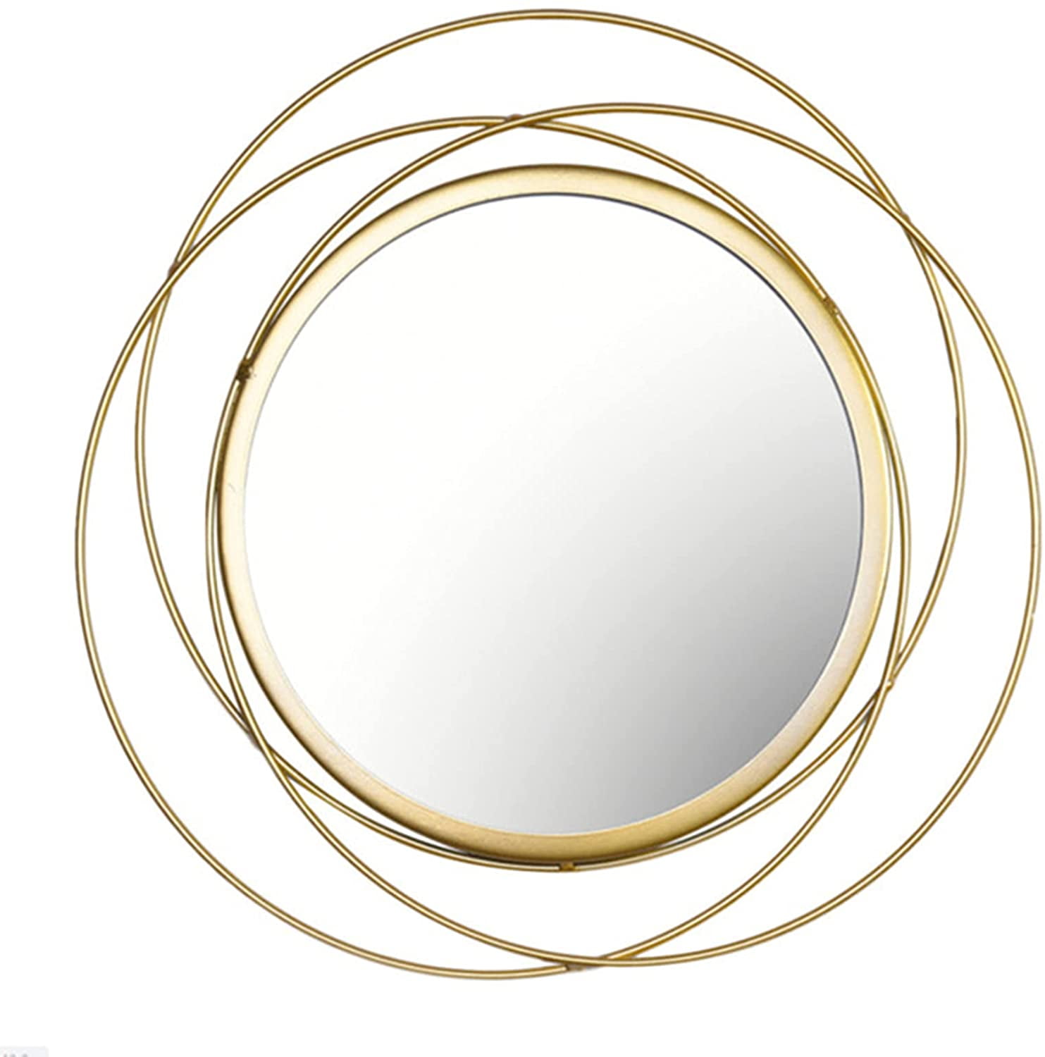 Gold Wall Mirror Decor Metal Decorative Wall Art Hanging Mirror for ...