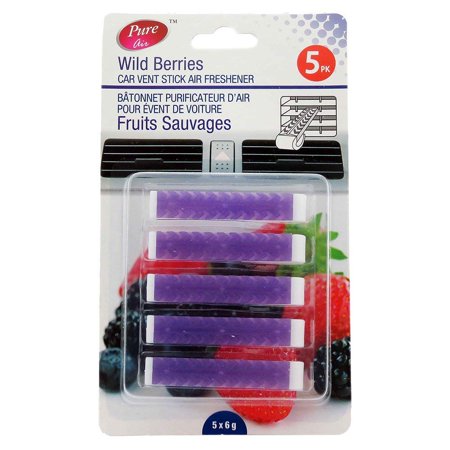PURE Air Car Stick Vent Freshener Wild Berries 6g (Pack of 3) | Walmart ...