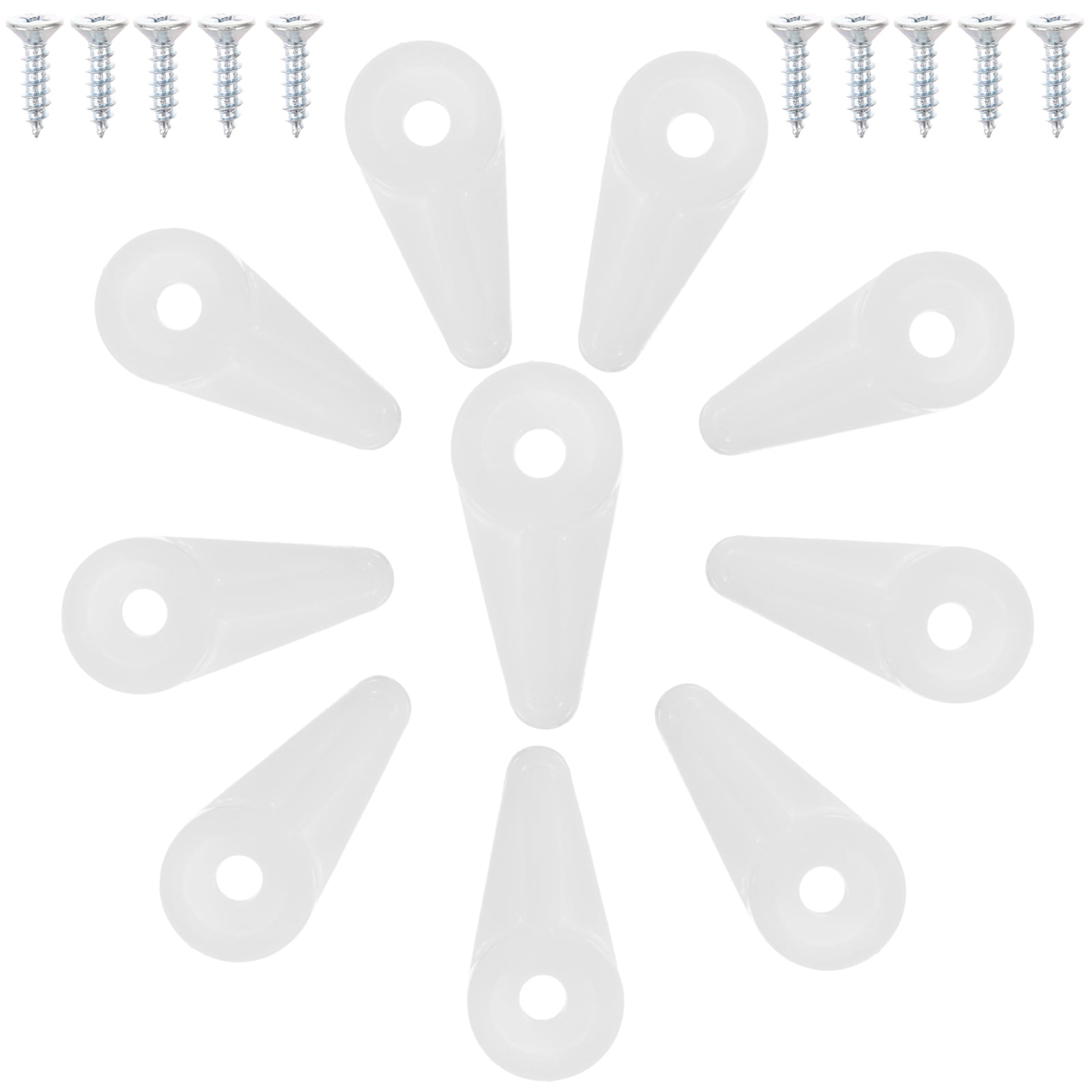 Click here for Raindrops 100 Pcs Glass Door Clips Mirror Clips Ca... prices