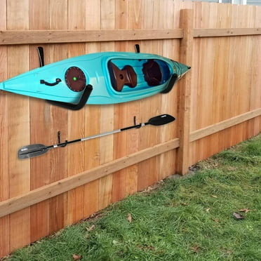 Elevate Outdoor K-WR Wall-Mounted Kayak Storage Rack with Paddle Hanger ...