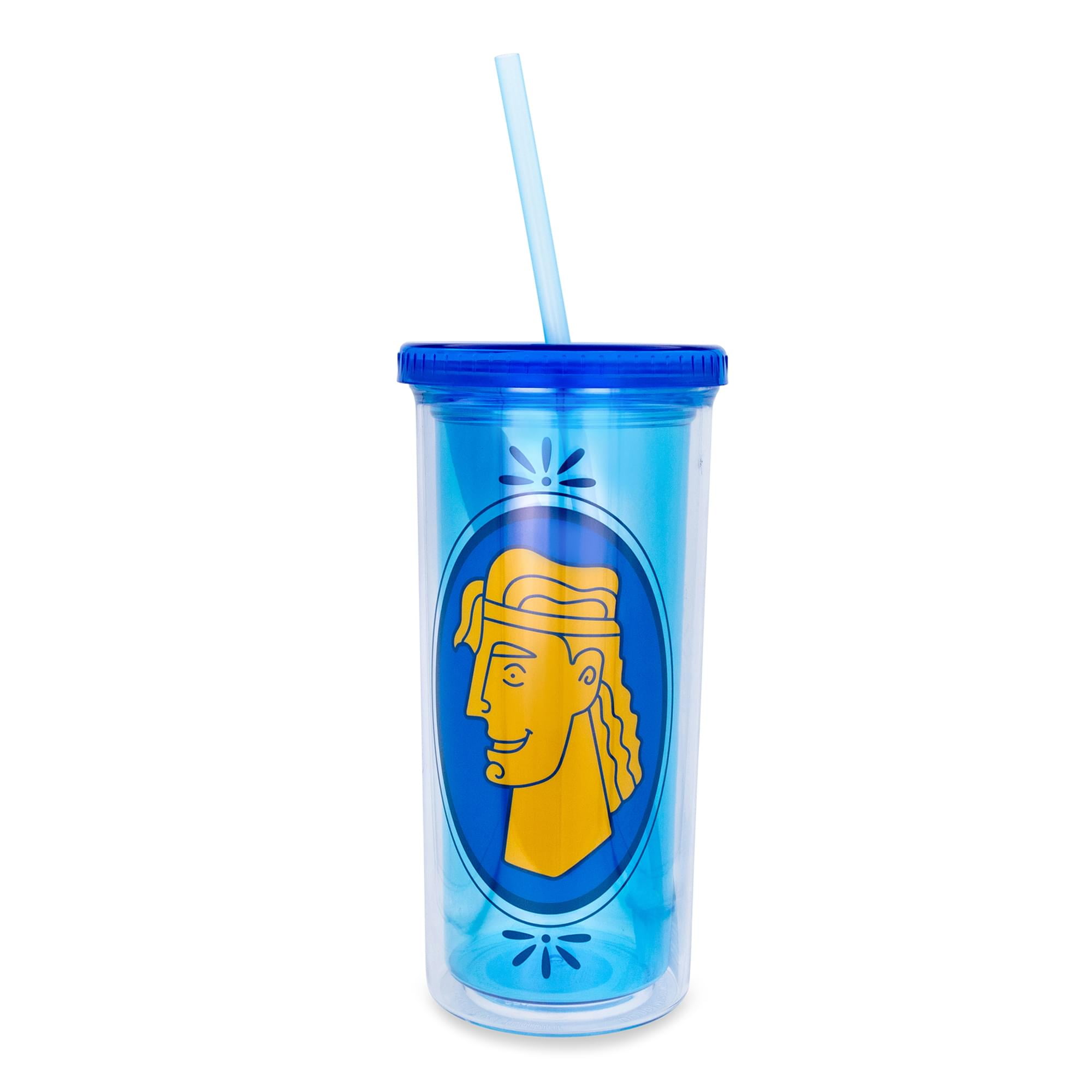 Disney Hercules Double-Walled Tumbler With Lid and Straw | Holds 20 ...