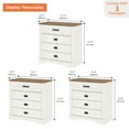 12 Drawers Dresser for Bedroom, Drawer of Chest Clothes Organizer with ...