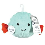 Luvable Friends Dog 2-in-1 Crinkle, Squeaker Dog Toy, Puffer Fish, One Size - Walmart.com