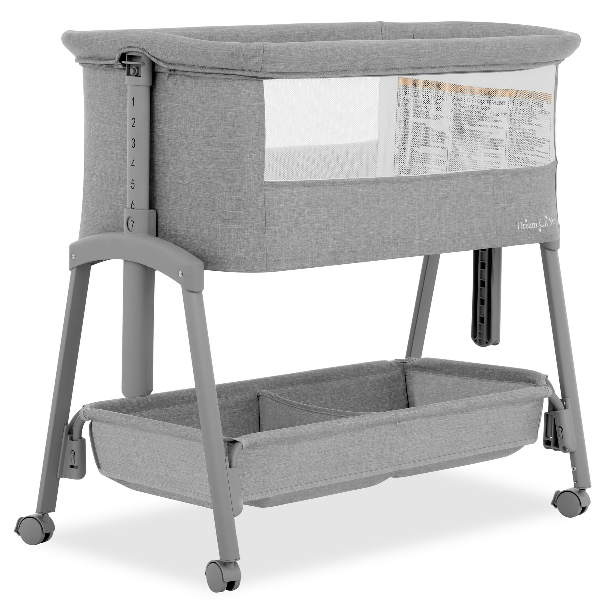 Click here for Dream On Me Calypso Portable Bassinet With Wheels... prices
