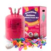 Balloon Time 9.5in Helium Tank Kit - Includes 30 Assorted Latex ...