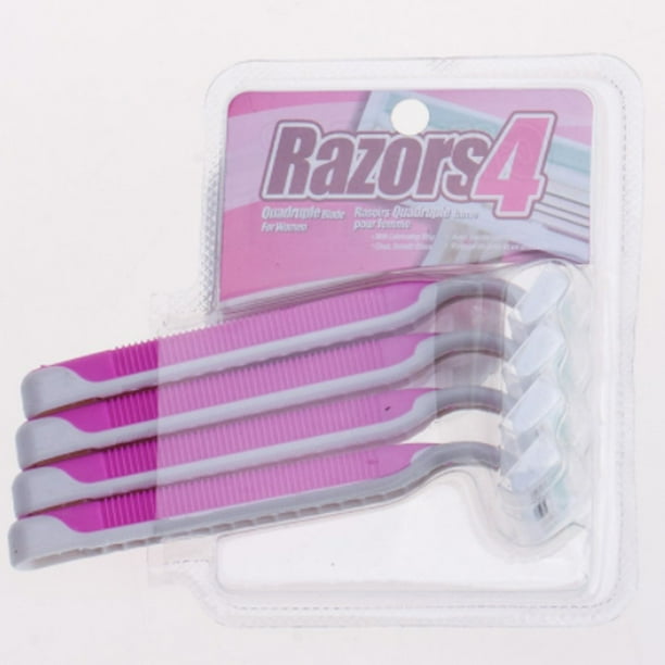 4pcs Women Shaver 3 Layer Blades and 1pc Razor machine Lady Razor ...