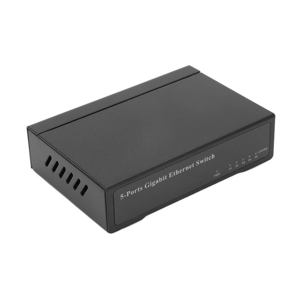 Ethernet Unmanaged Desktop Switch, US Plug 100-240V Easy To Use ...
