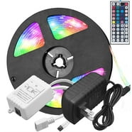 AuraLED Remote-Controlled 6.5’ Trimmable RGB LED Strip Light - Walmart.com