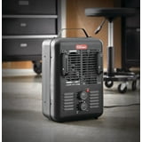 Hyper Tough 1500W Utility Space Heater, Fan-Forced Type, Indoor, Black ...
