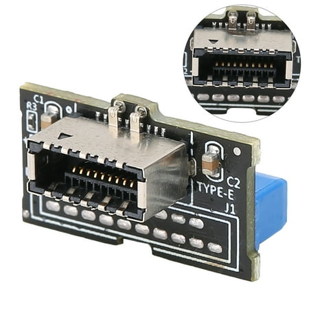 Spptty Front Panel Socket,Board Adapter Key‑A 20Pin Type‑E To 19Pin USB ...
