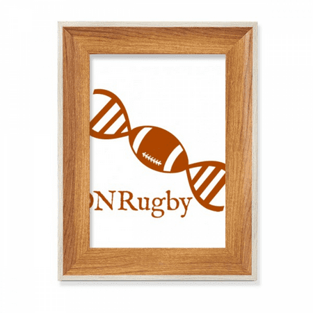 Rugby Combination Double Helix Desktop Wooden Photo Frame Display ...