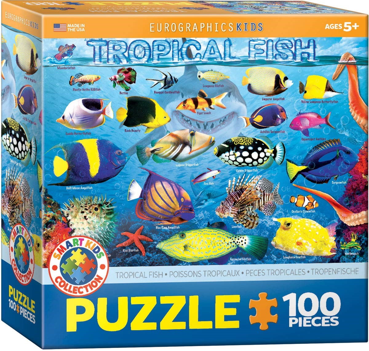 Tropical Fish 100-Piece Puzzle - Walmart.com