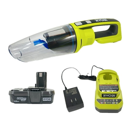 Ryobi One+ P714K Handheld Bagless Vacuum Cleaner - Cordless with ...