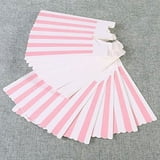 Set of 24 Striped Popcorn Cups for Party Wedding Favor Snacking Bridal ...
