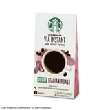 Starbucks VIA Instant Decaf Coffee Packets — Italian Roast — 100% ...