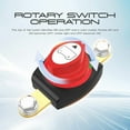 Side Post Battery Disconnect Switch, Battery Cut Switch 12-48V Heavy ...
