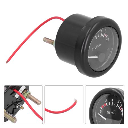 Oil Pressure Meter, Fuel Pressure Gauge Warning Sensor Indicator Light ...