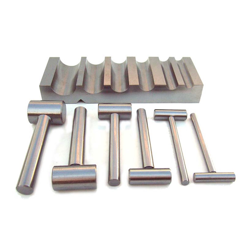 JSP U-Channel (swage) Metal Block w/ 6 Hammer Punches - Walmart.com ...