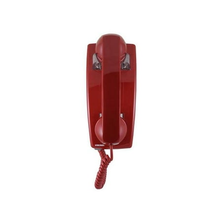 VIKING K-1900W-IP-RED CLASSIC VOIP WALL PHONE AUTO DIALER RED | Walmart ...