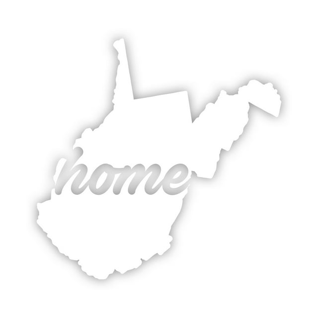 West Virginia Home Sticker Decal Die Cut - Self Adhesive Vinyl ...
