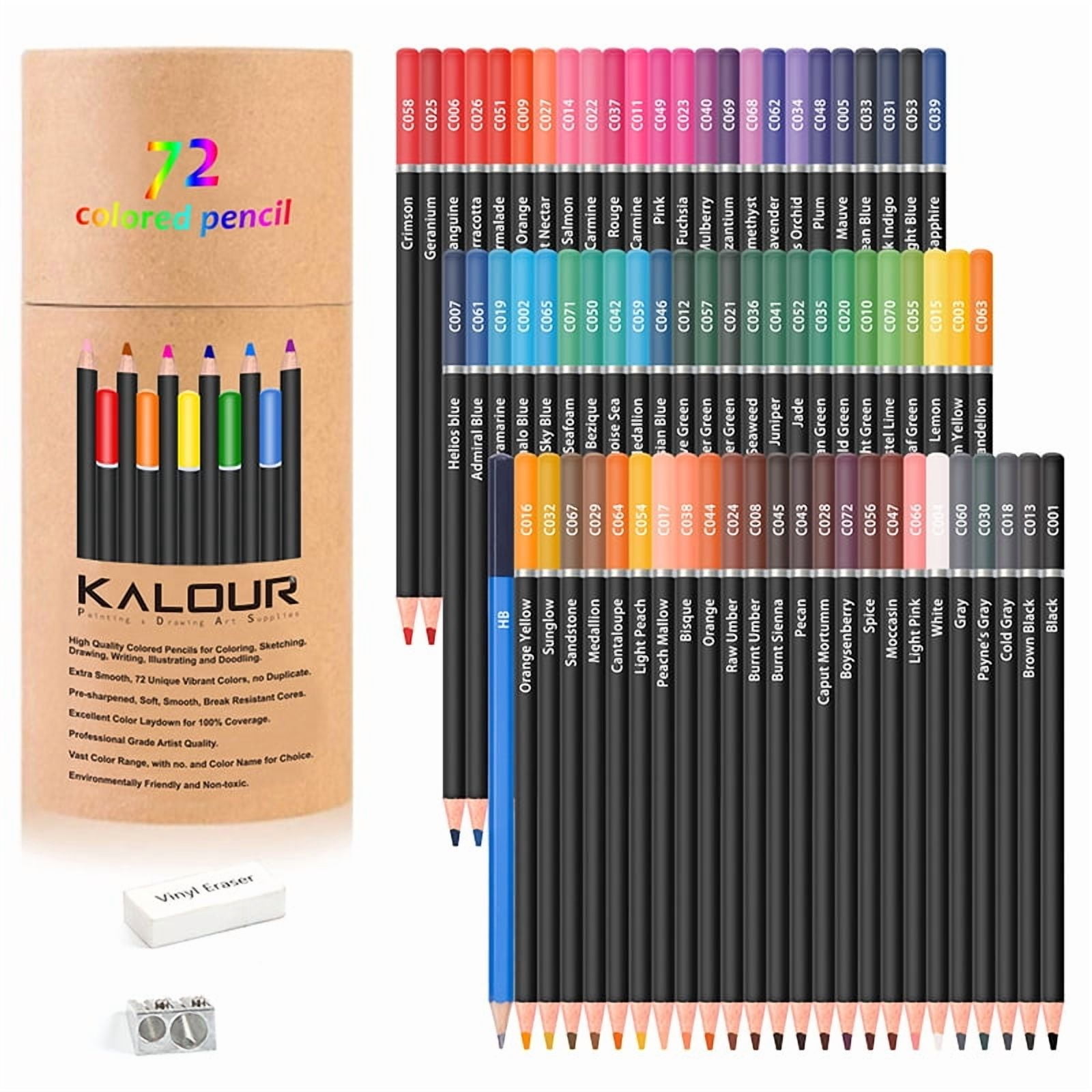 Click here for Unbranded Kalour 72-Color Colored Pencil Set With... prices