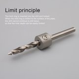 HES 3-in-1 Drill Depth Stop Collar Set - High Hardness Woodworking ...