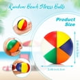 2.5 Inch Classic Color PU Foam Mini Beach Balls for Birthday Hawaiian ...