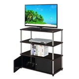 Convenience ConceptsDesigns2Go Highboy TV Stand with Storage Cabinets ...