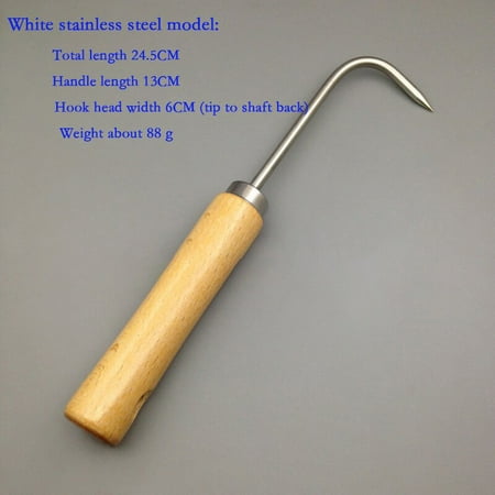 Single Claw Root Hook With Wooden Handle Root Extractor Weeding Hook ...