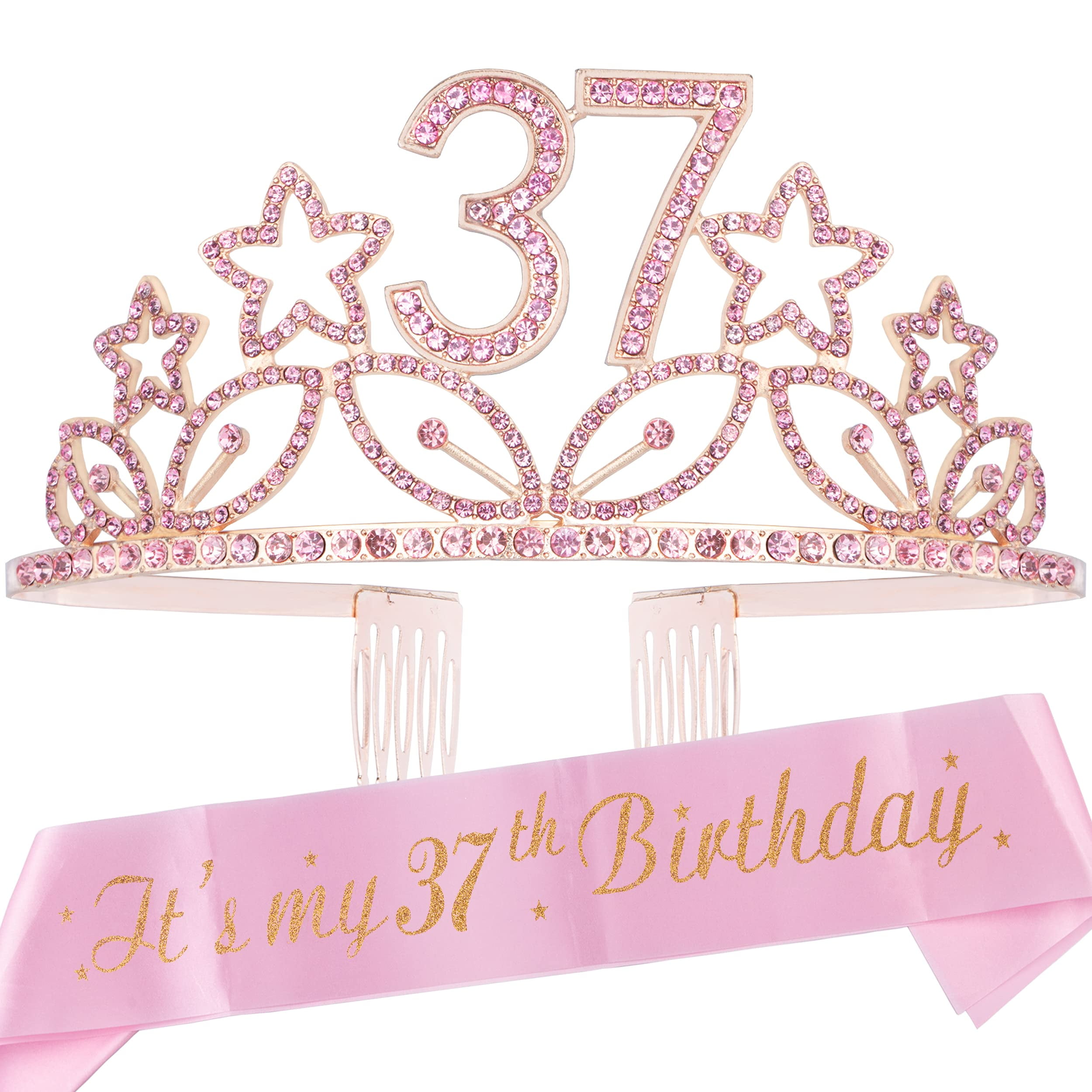37th Birthday, 37th Birthday Gifts for Women, 37th Birthday Tiara, 37th ...