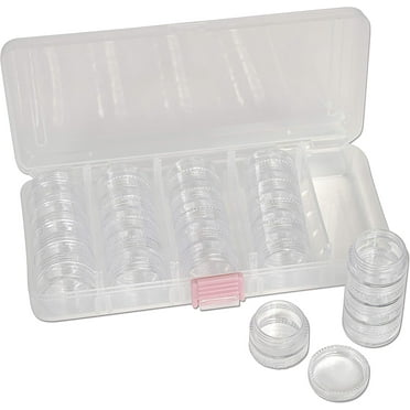 3pcs Transparent Jewelry Storage Container 7 Section Bead Storage ...