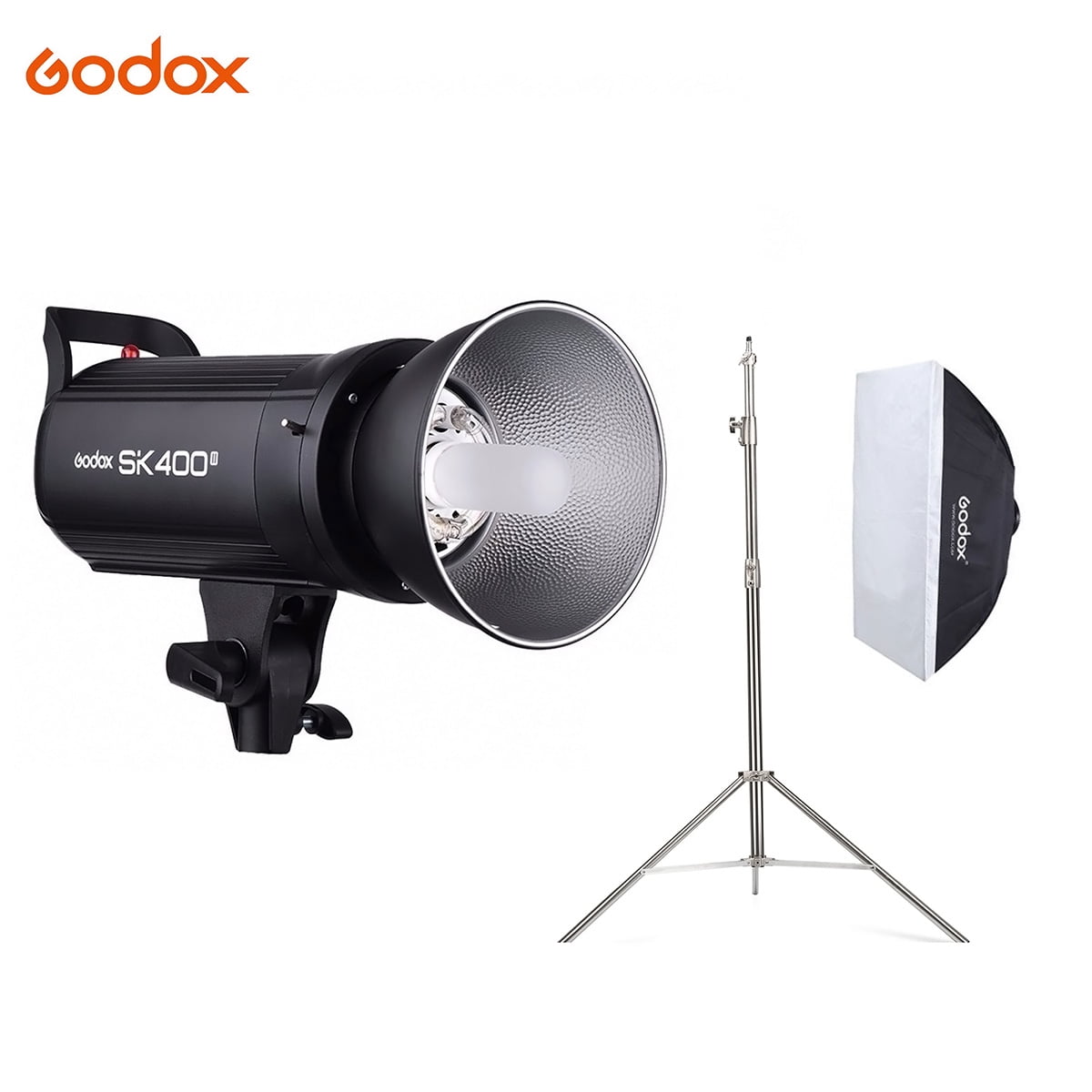 Godox SK400II Kit 400W Flash GN65 5600K Bowens Mount SK400 ii Monolight ...