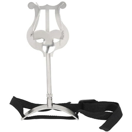 Silver Color Baritone Sheet Music Clip Holder Tied to Holder Lyre ...