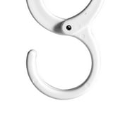 2 Pieces Adjustable Storage Hooks Stable Decorative Practical Flexible ...