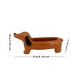 Flower Pots,Dog Planter Weiner Dog Animal Planter Planter Sausage Dog ...